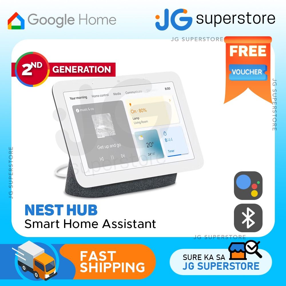 Google Nest Hub (2nd Gen) 7" Smart Home Controller with Google ...