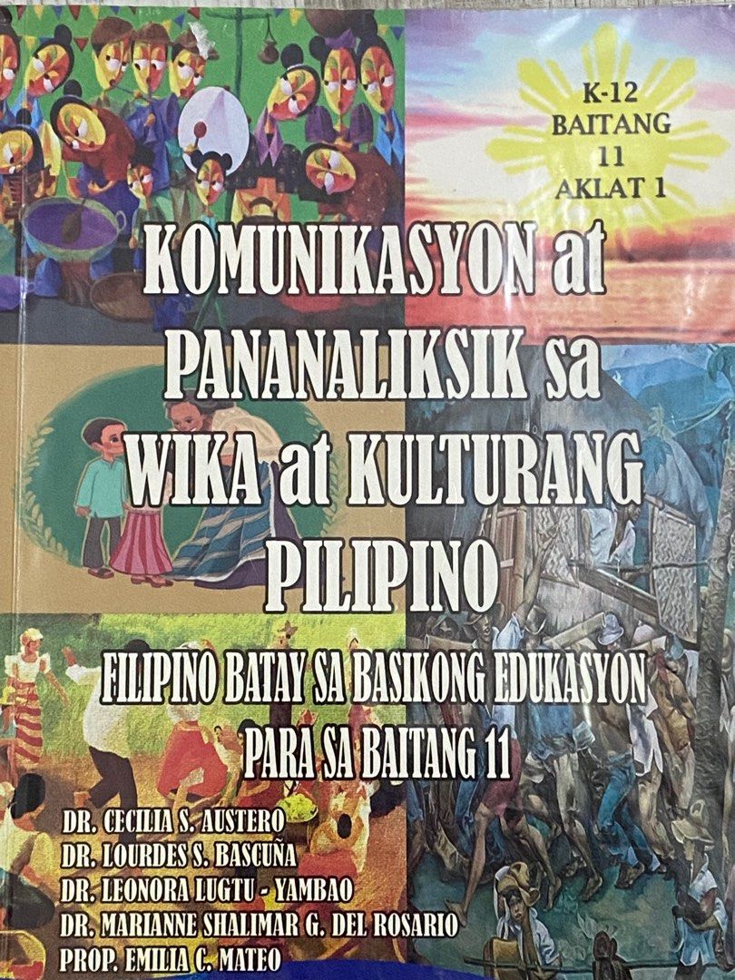 gr.11 filipino book (Komunikasyon at Pananaliksik), Hobbies & Toys ...