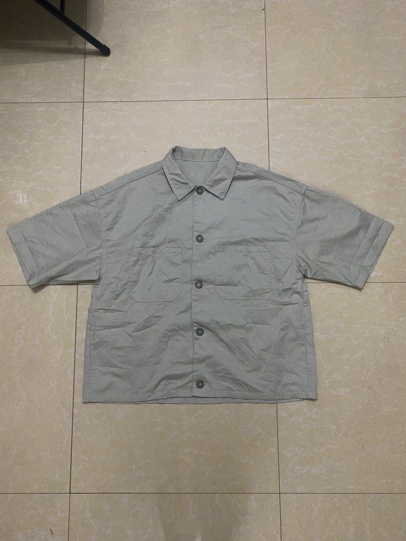 GU Chef Shirt, Men's Fashion, Tops & Sets, Formal Shirts on Carousell