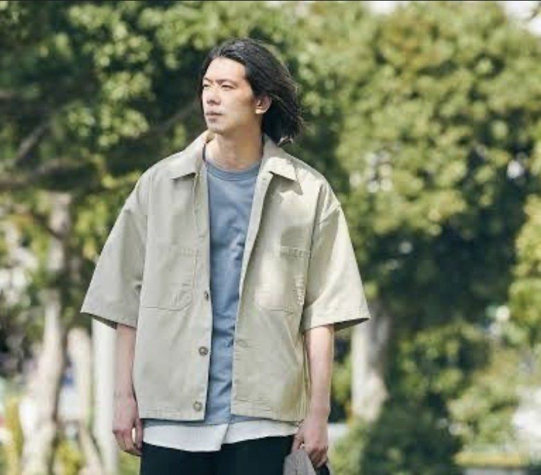 GU Chef Shirt, Men's Fashion, Tops & Sets, Formal Shirts on Carousell