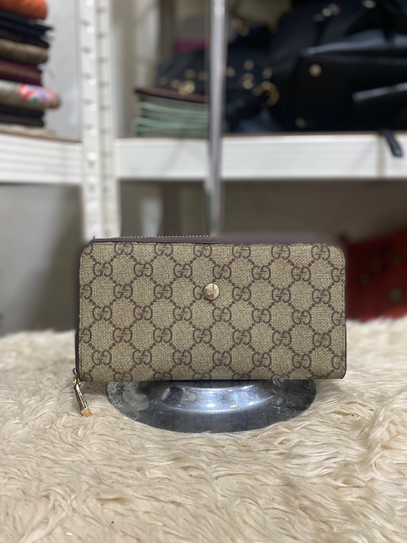 Gucci Classic Long Wallet, Luxury, Bags & Wallets on Carousell
