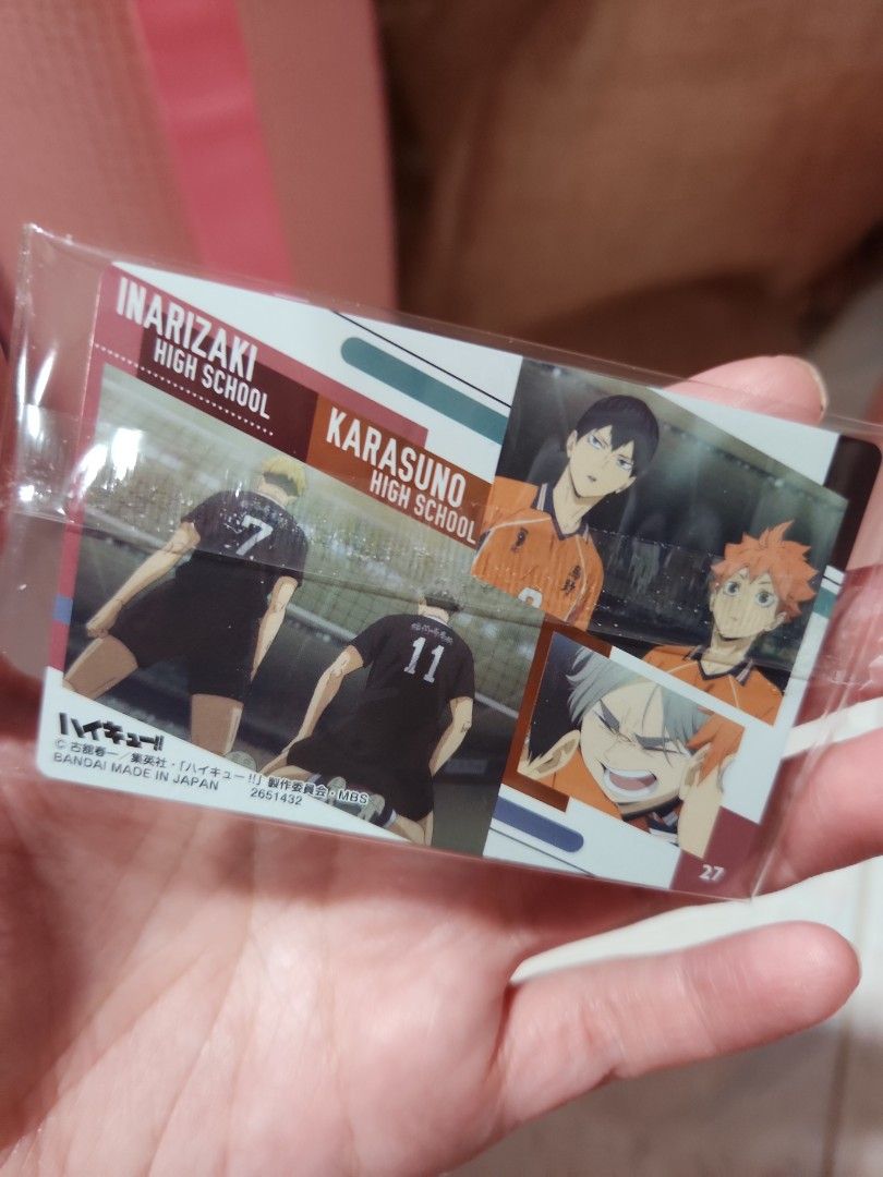 HAIKYUU INARIZAKI HIGH SCHOOL MIYA TWINS WAFER CARD, Hobbies & Toys ...