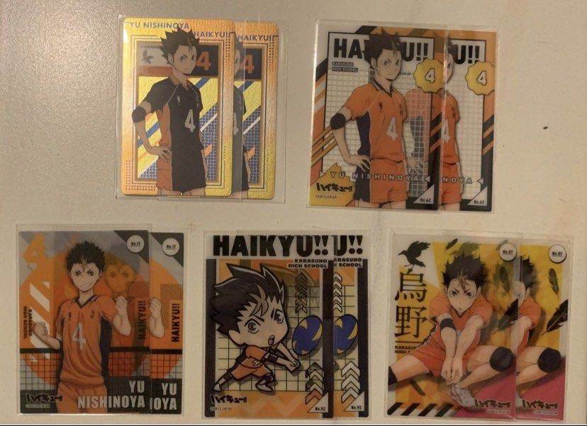 Haikyuu Nishinoya Cards, Hobbies & Toys, Memorabilia & Collectibles ...