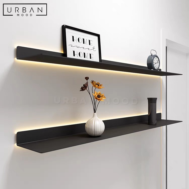 HALO Modern LED Floating Shelf, Furniture & Home Living, Furniture ...