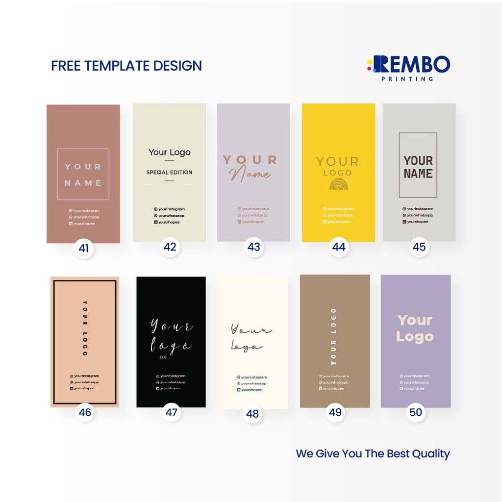 Hang Tag Baju (FREE TEMPLATE DESIGN) - Label Baju - Cetak Hangtag Baju ...