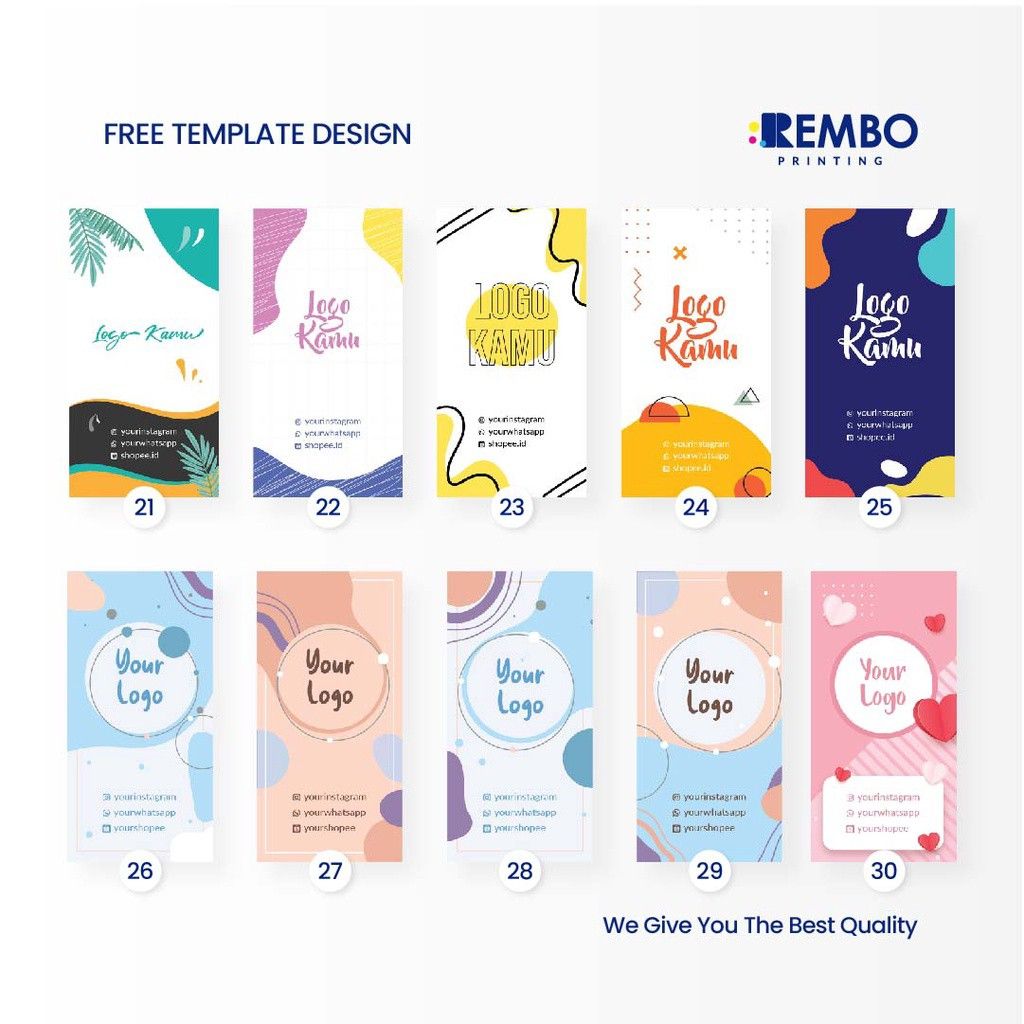 Hang Tag Baju (FREE TEMPLATE DESIGN) - Label Baju - Cetak Hangtag Baju ...