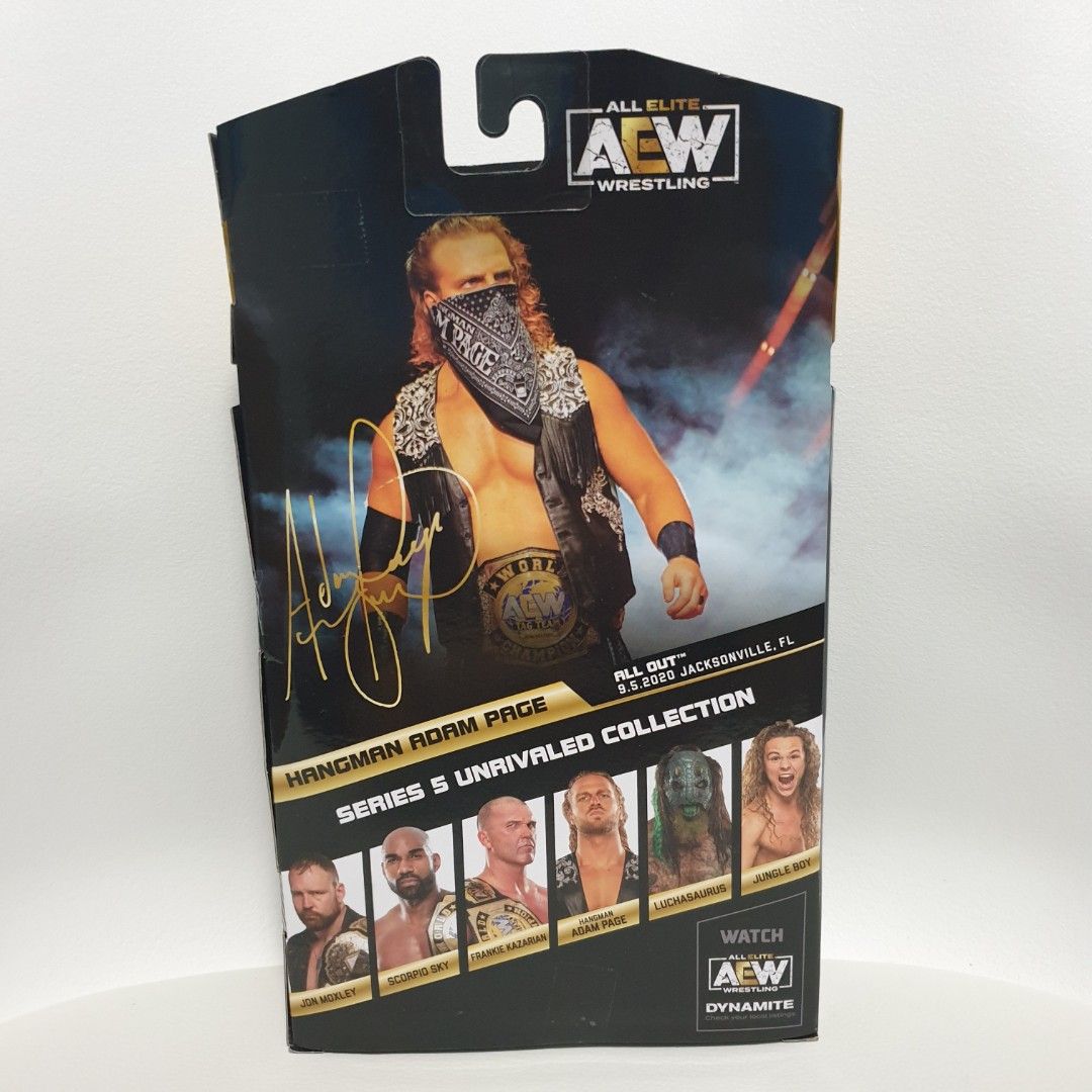 HANGMAN ADAM PAGE All Elite Wrestling AEW Unrivaled Collection Series 5, Hobbies & Toys, Toys ...