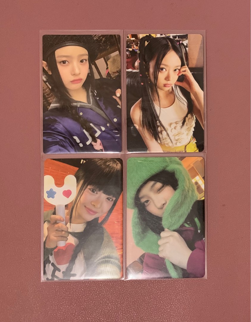 Hanni Photocards Set Green Hat Bag on Carousell