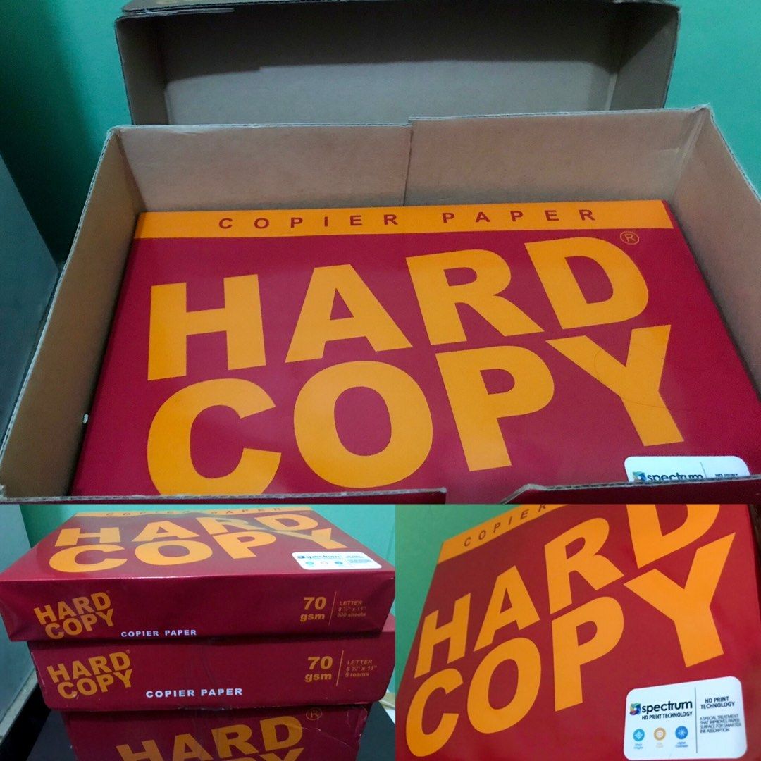 Hard Copy bond papers (spectrum HD print technology), Computers & Tech ...