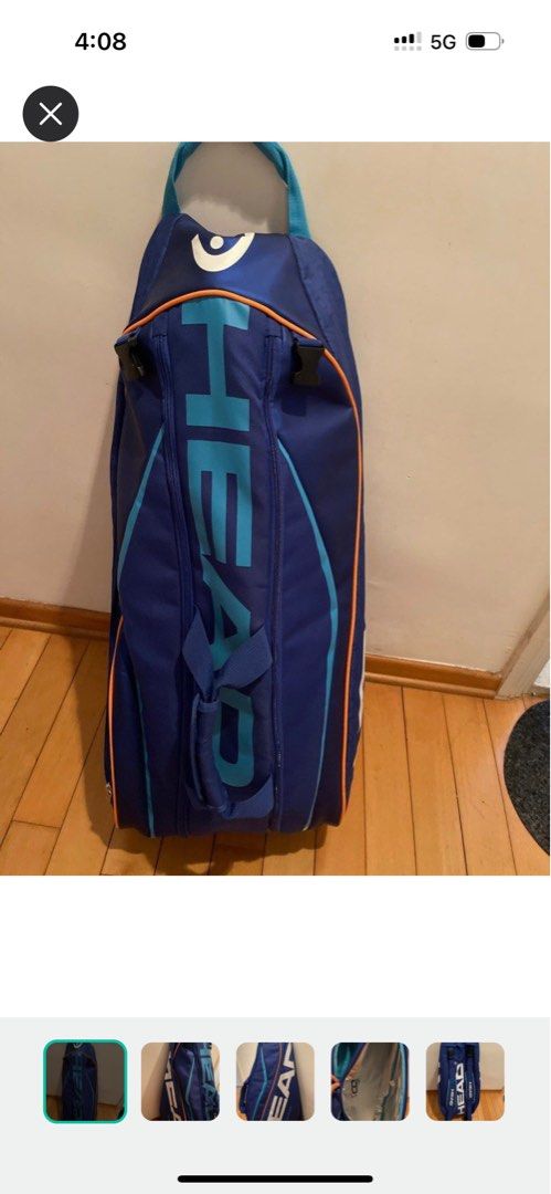 Head Tennis Bag, 運動產品, 運動與體育, 運動與體育 - 球拍和球類運動 - Carousell