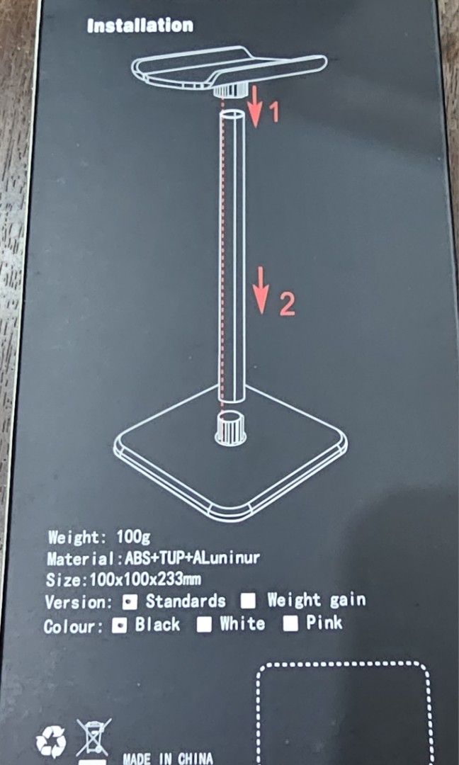 Headset stand, Audio, Headphones & Headsets on Carousell