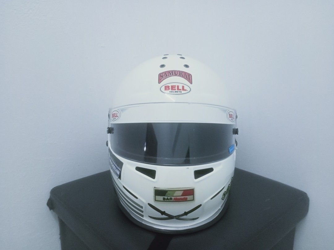 Bell RS3 K Full Face Kart Helmet White Snell, Auto Accessories on Carousell