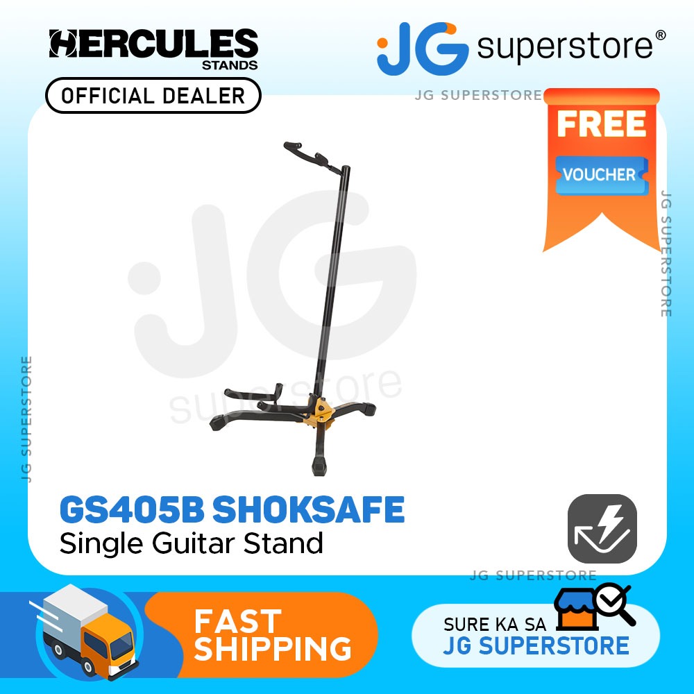 Hercules GS405B Shocksafe Guitar Stand | JG Superstore on Carousell