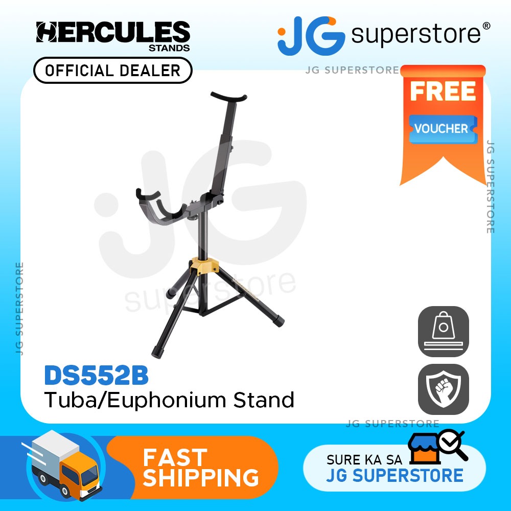 HERCULES Stands Tuba, Euphonium, Baritone/Alto Horn Stand DS-552B | JG ...