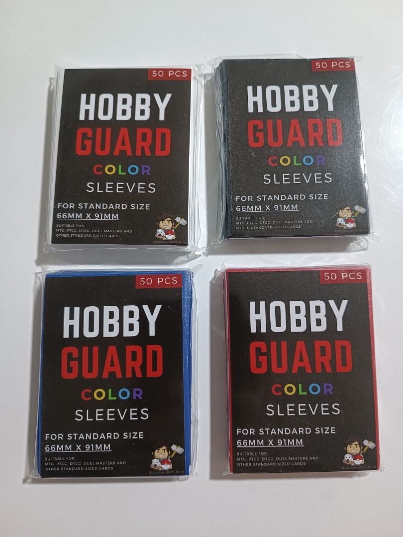HobbyGuard Color Matte Opaque Card Sleeves for TCGs (Pokemon, MTG, YGO ...