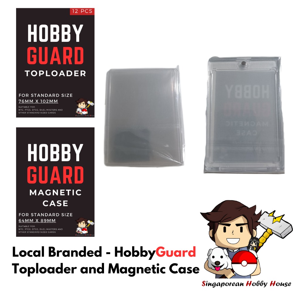 HobbyGuard Toploaders and Magnetic Cases for TCGs (Pokemon, MTG, YGO ...