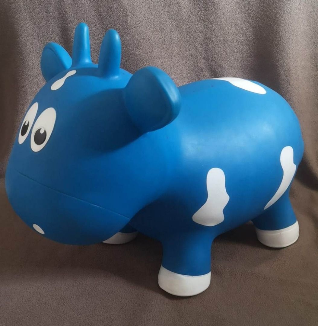 Hoppy Inflatable Bouncing Cow to bless, Babies & Kids, Infant Playtime ...