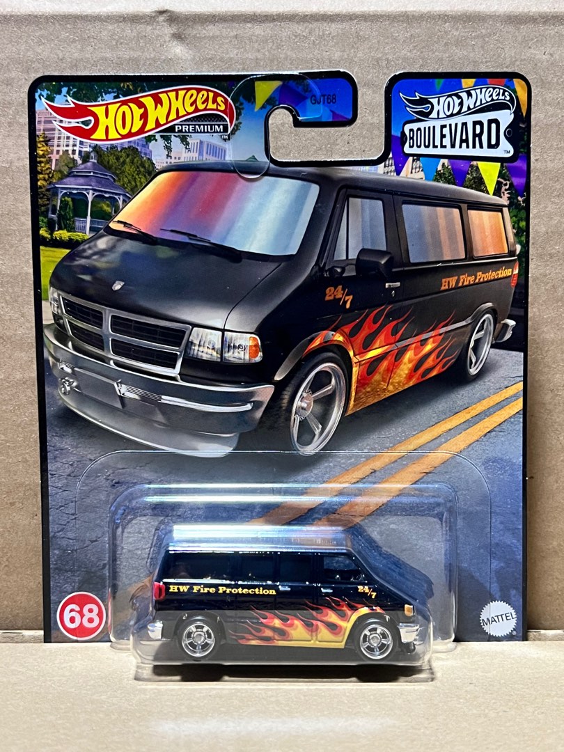 hot wheels dodge van, Hobbies & Toys, Toys & Games on Carousell