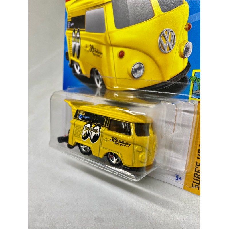 Hot Wheels Volkswagen VW KOOL KOMBI Yellow Moon Eyes Cute Mini Van Bus ...