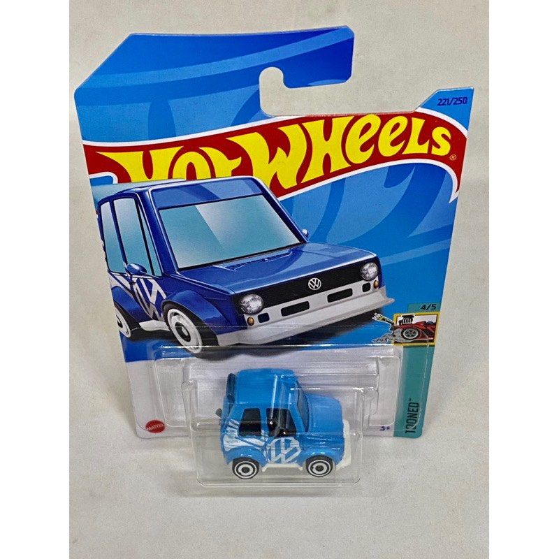 Hot Wheels VW TOONED VOLKSWAGEN GOLF MK1 Blue RTH Treasure Hunt Family ...