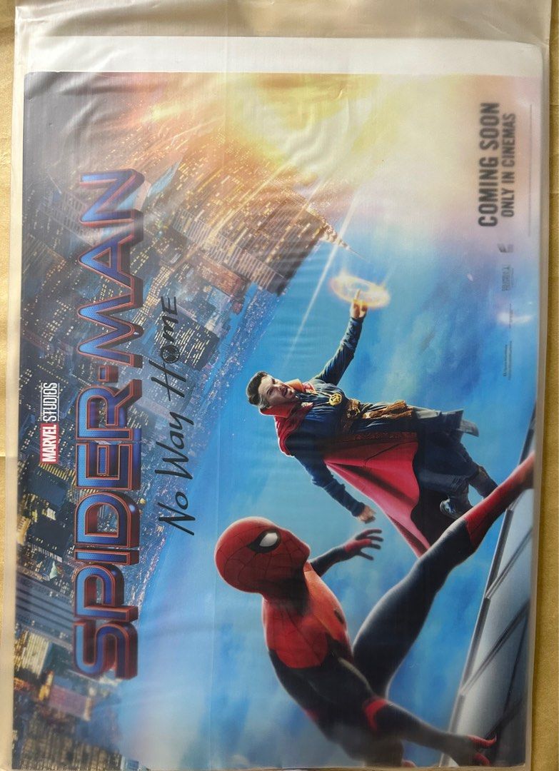 Hottoys Spiderman No Way Home A3 Poster Integrated Suit Doctor Strange ...