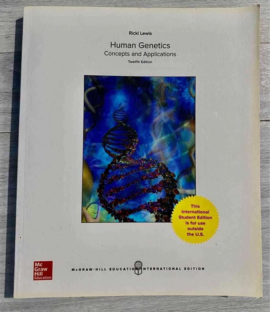 Human Genetics 12th Edition by Ricki Lewis, Hobbies & Toys, Books ...