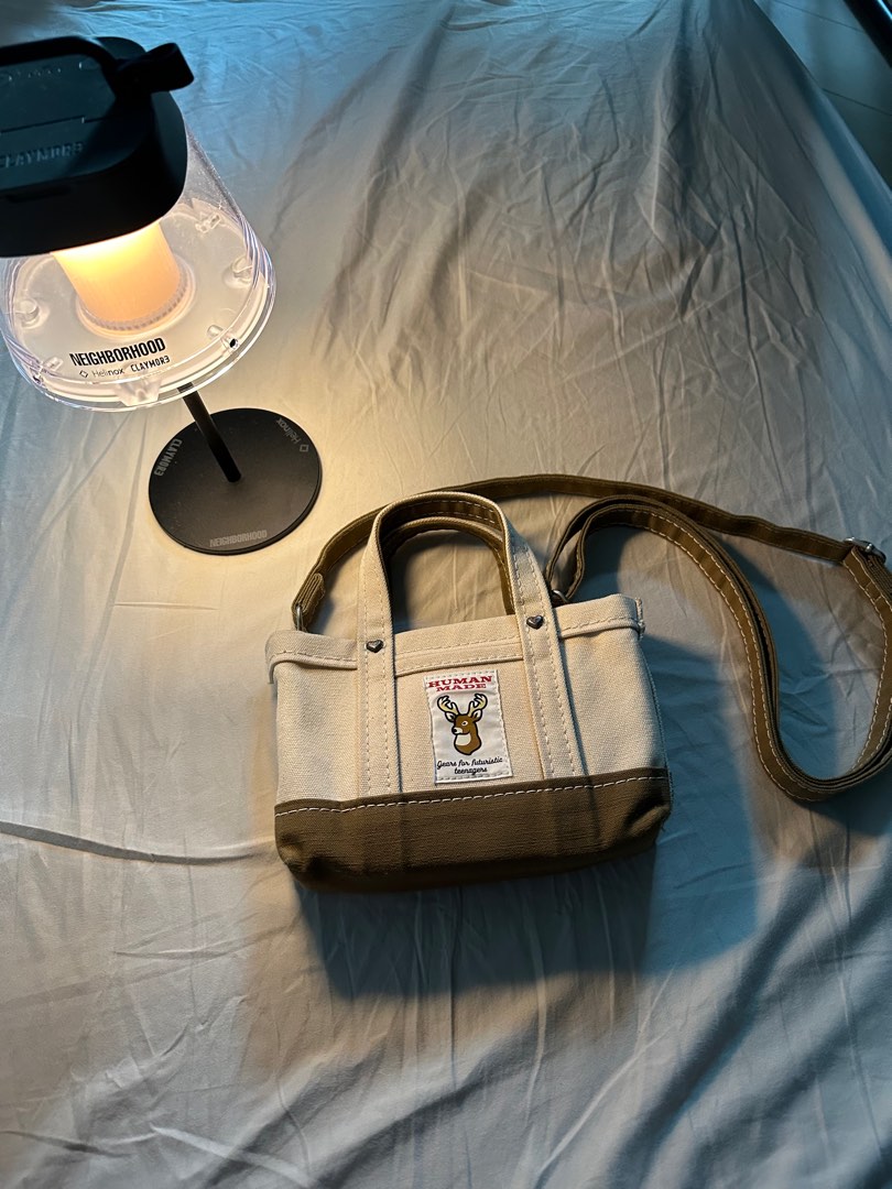 Human Made Canvas Tote Mini Shoulder Bag, 名牌, 手袋及銀包 - Carousell