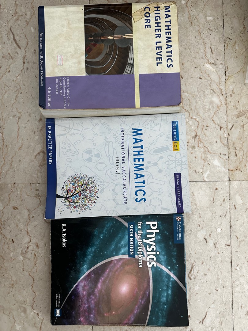 IB Math and Physics, Hobbies & Toys, Books & Magazines, Textbooks on ...