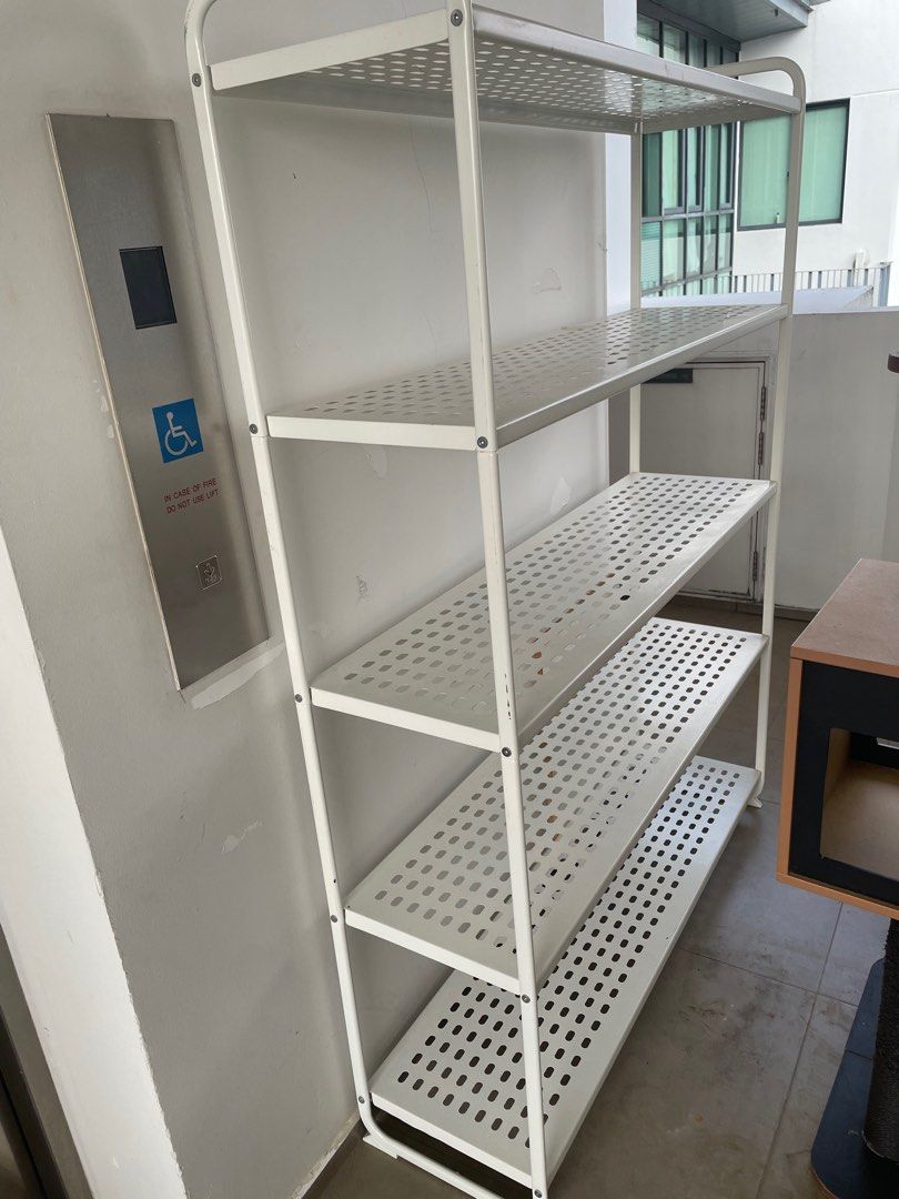 [IKEA] Metal Shelving, Furniture & Home Living, Furniture, Shelves ...