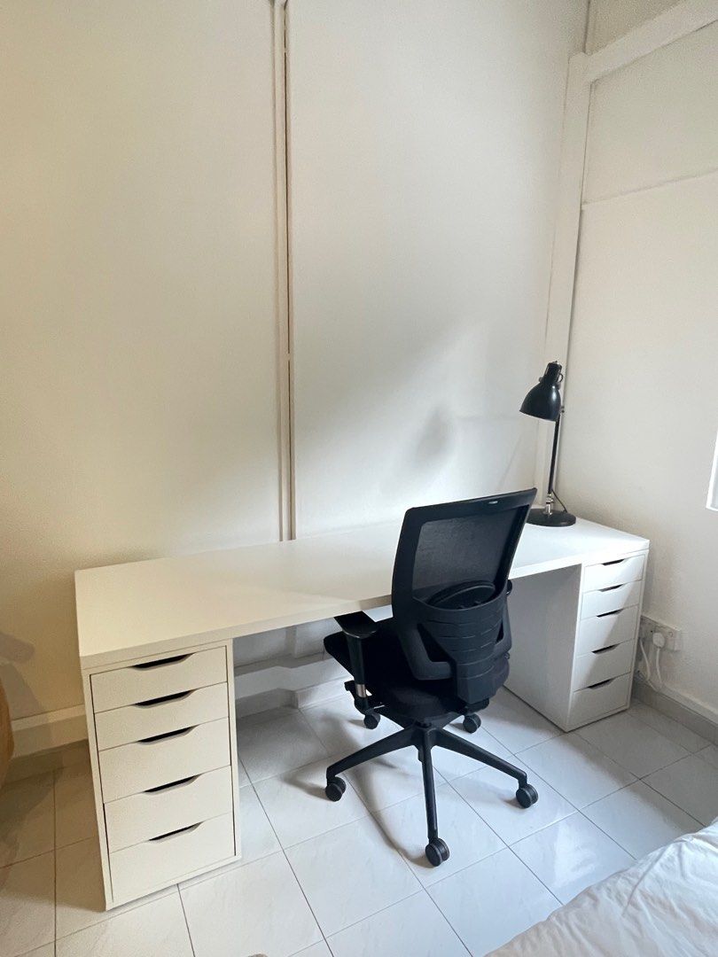IKEA STUDY TABLE, Furniture & Home Living, Furniture, Tables & Sets on ...