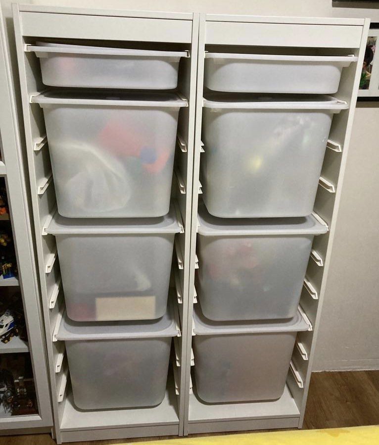 IKEA TROFAST Frame, white shelving, Furniture & Home Living, Furniture ...