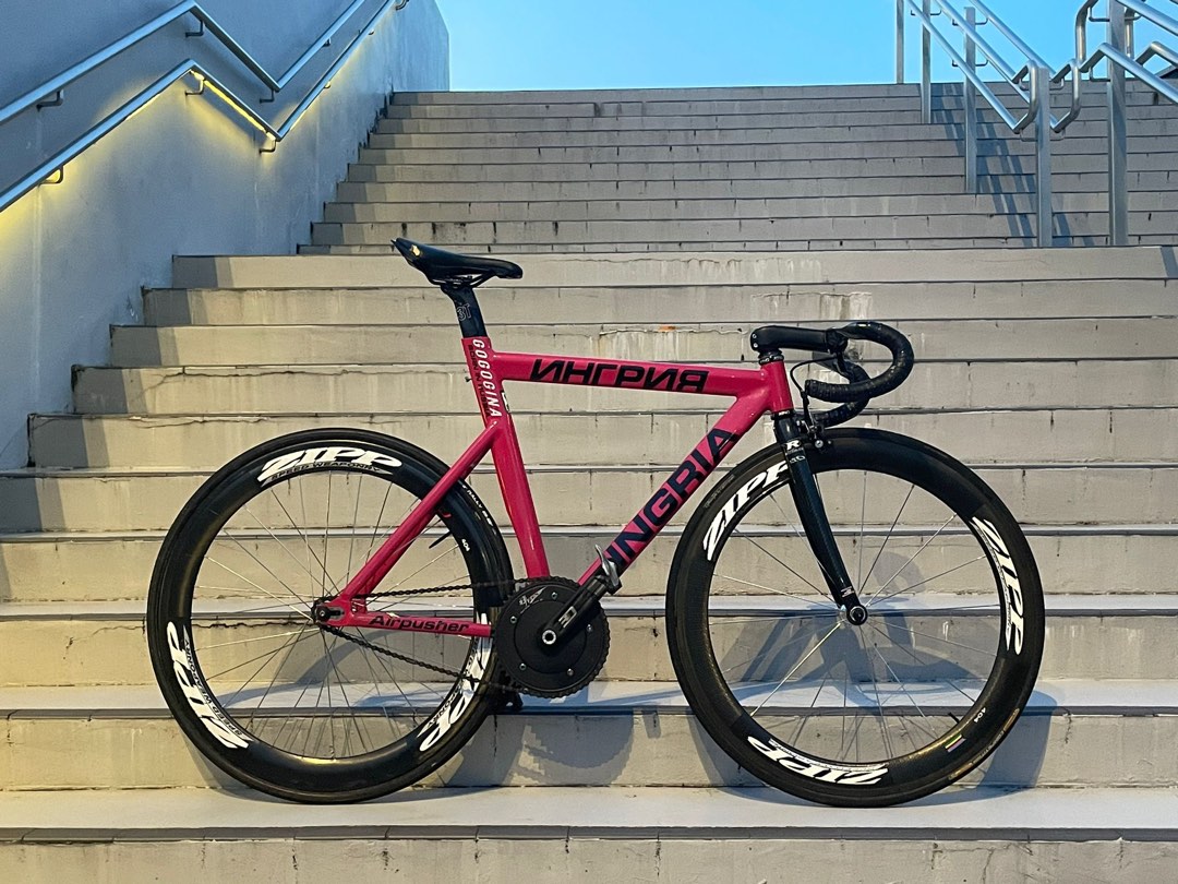 Ingria Airpusher Pink blank frameset, Sports Equipment, Bicycles ...