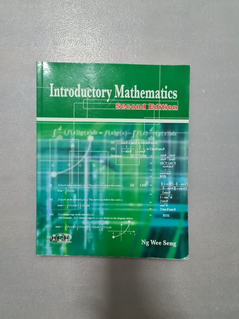 Introductory Mathematics Second Edition Textbook, Hobbies & Toys, Books & Magazines, Textbooks ...