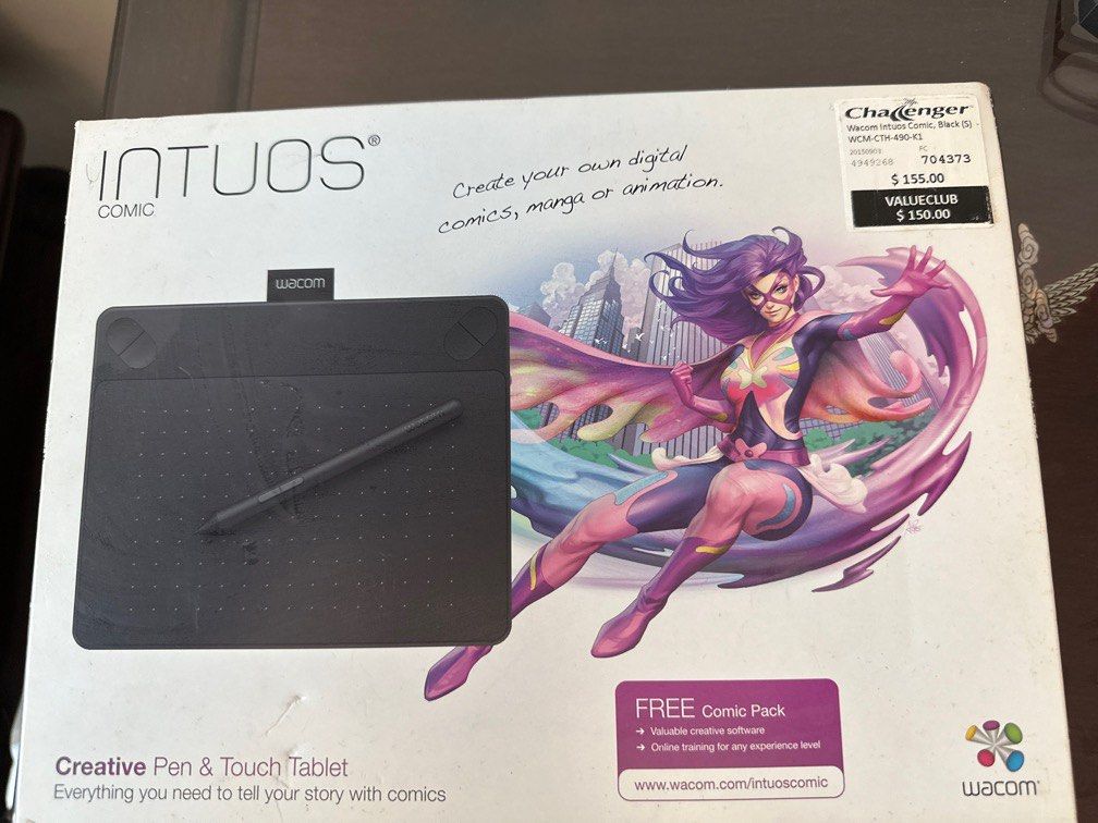Intuos Comic Wacom Drawing Tablet, Computers & Tech, Parts ...