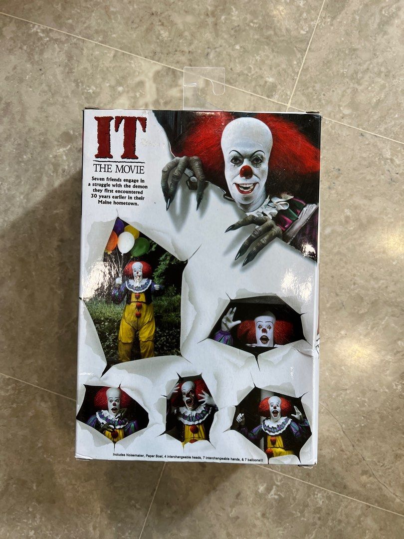 IT The Movie- Pennywise Action Figure Set, Hobbies & Toys, Toys & Games ...