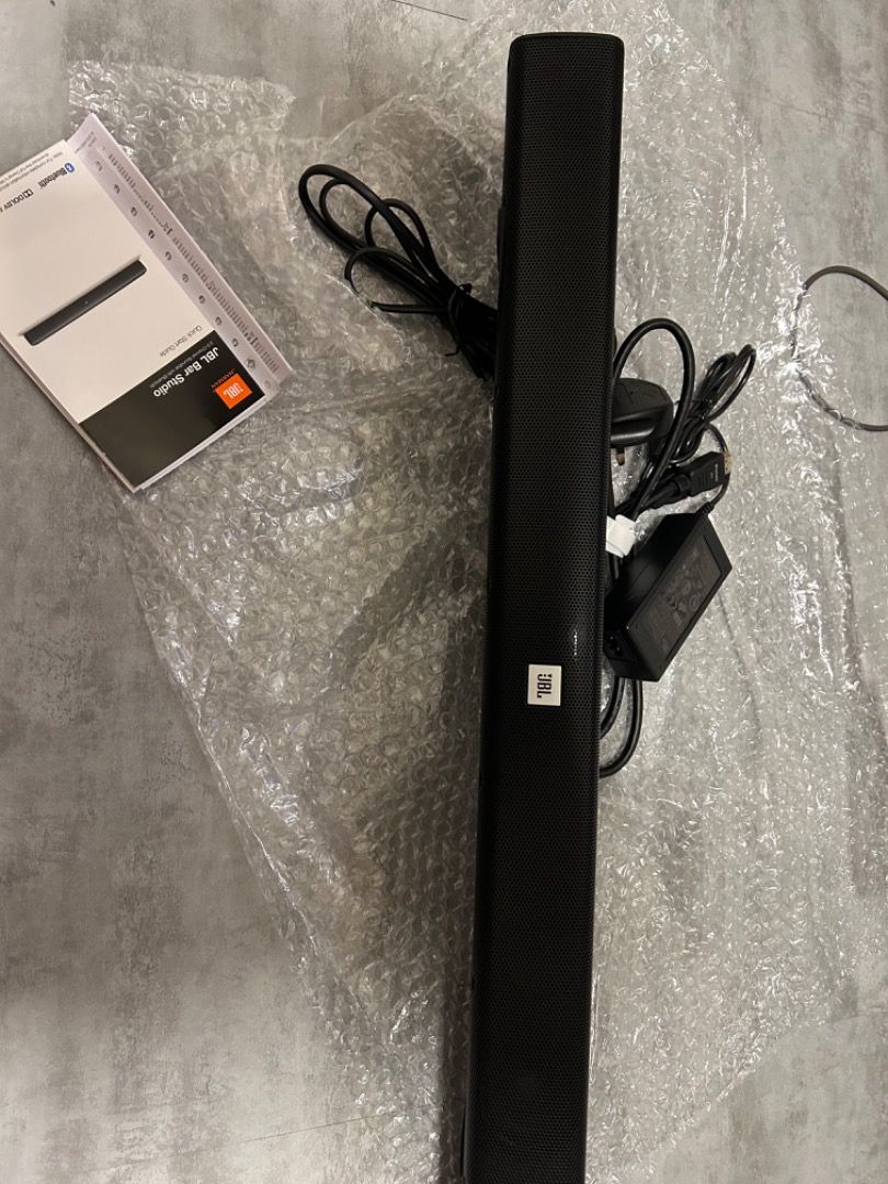 JBL BAR Studio 2.0 NOIR Soundbar, 音響器材, Soundbar、揚聲器、藍牙喇叭、耳擴 - Carousell