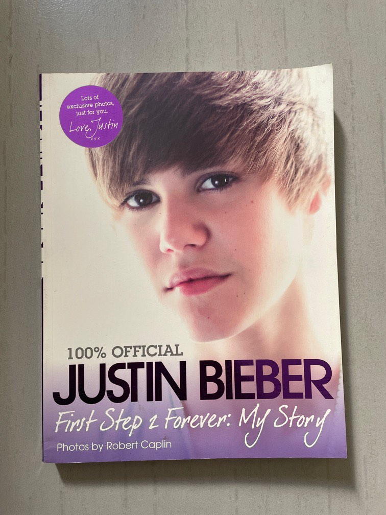 Justin Bieber Book: First Step 2 Forever My Story, Hobbies & Toys ...