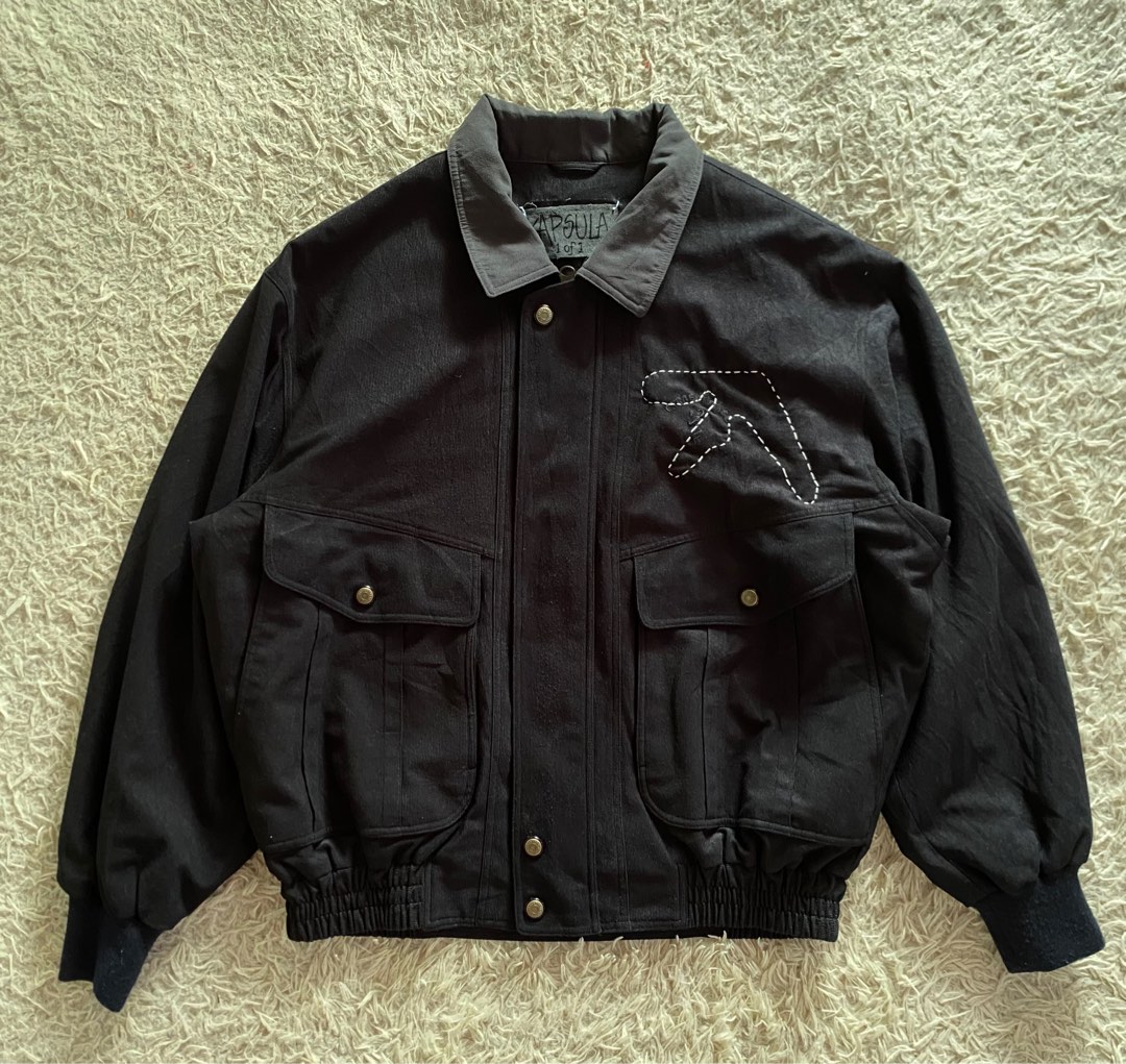 Kapsula Aphex Twin Bomber Jacket, Men's Fashion, Coats, Jackets and ...