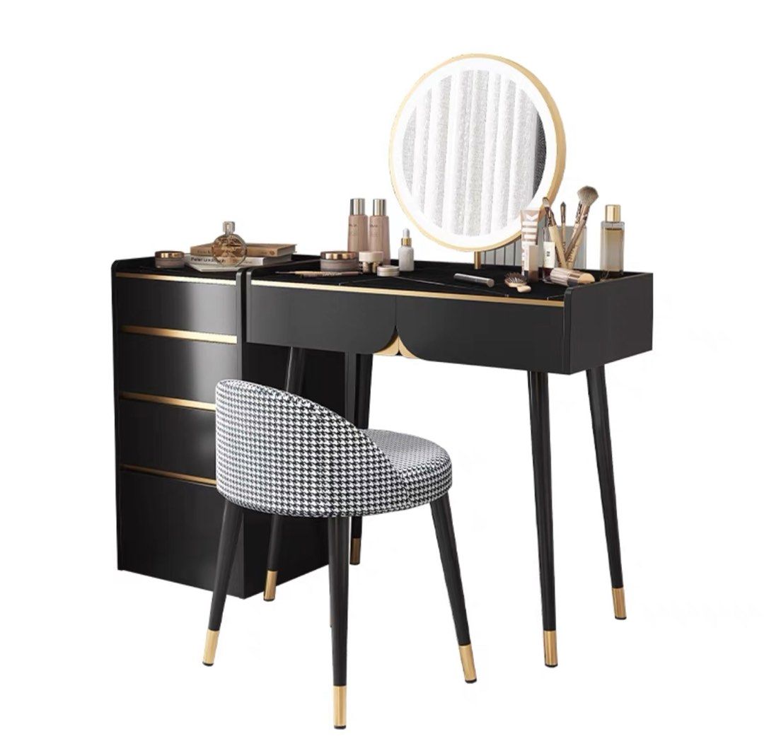 KESES Modern Vanity Table Set, Furniture & Home Living, Furniture ...