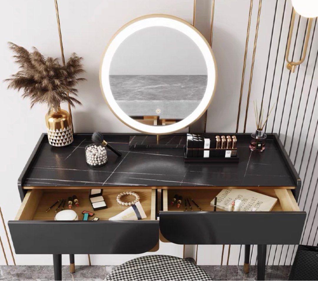 KESES Modern Vanity Table Set, Furniture & Home Living, Furniture ...