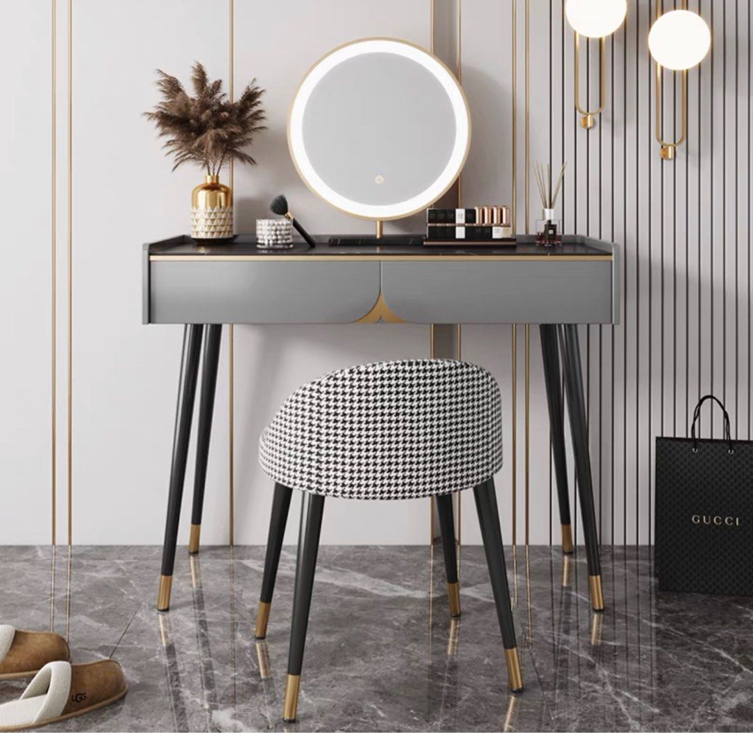 KESES Modern Vanity Table Set, Furniture & Home Living, Furniture ...
