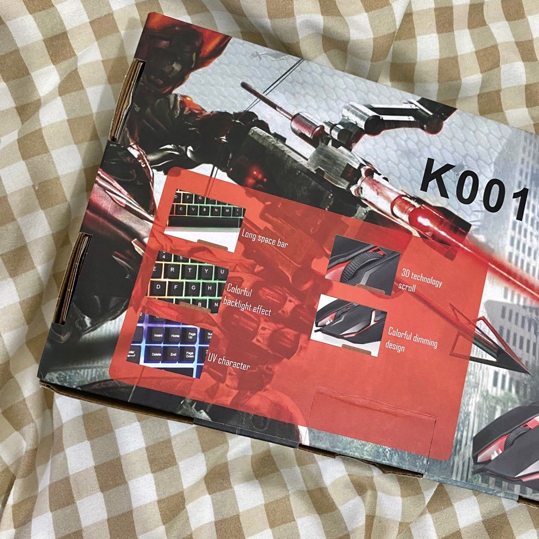 Zeus K001 Gaming Keyboard and Mouse on Carousell