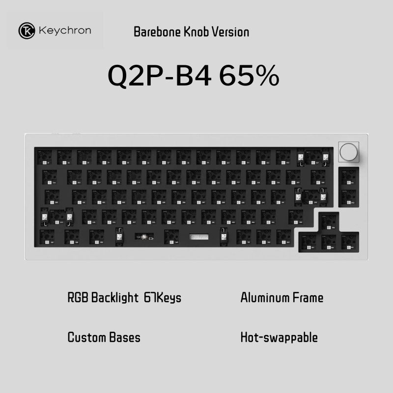 Keychron Q2 Pro | Prebuilt Mechanical Keyboard | 65% (82 Keys) | Red ...