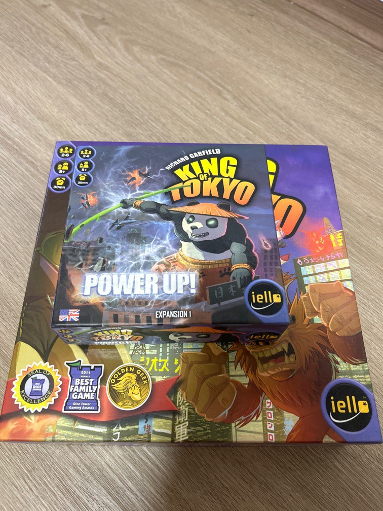 King of Tokyo + Power Up, Hobbies & Toys, Toys & Games on Carousell