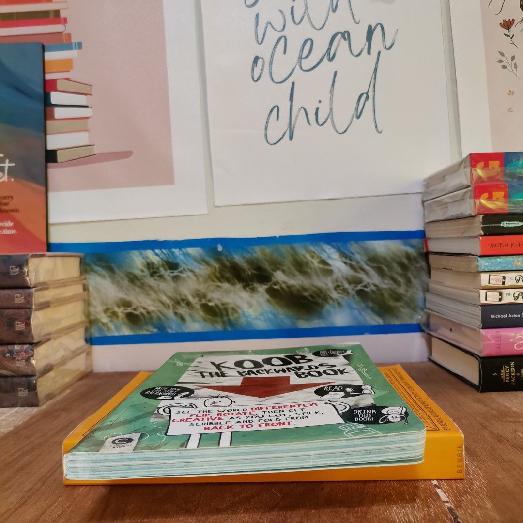 Koob: The Backwards Book by Anna Brett [authentic], Hobbies & Toys ...
