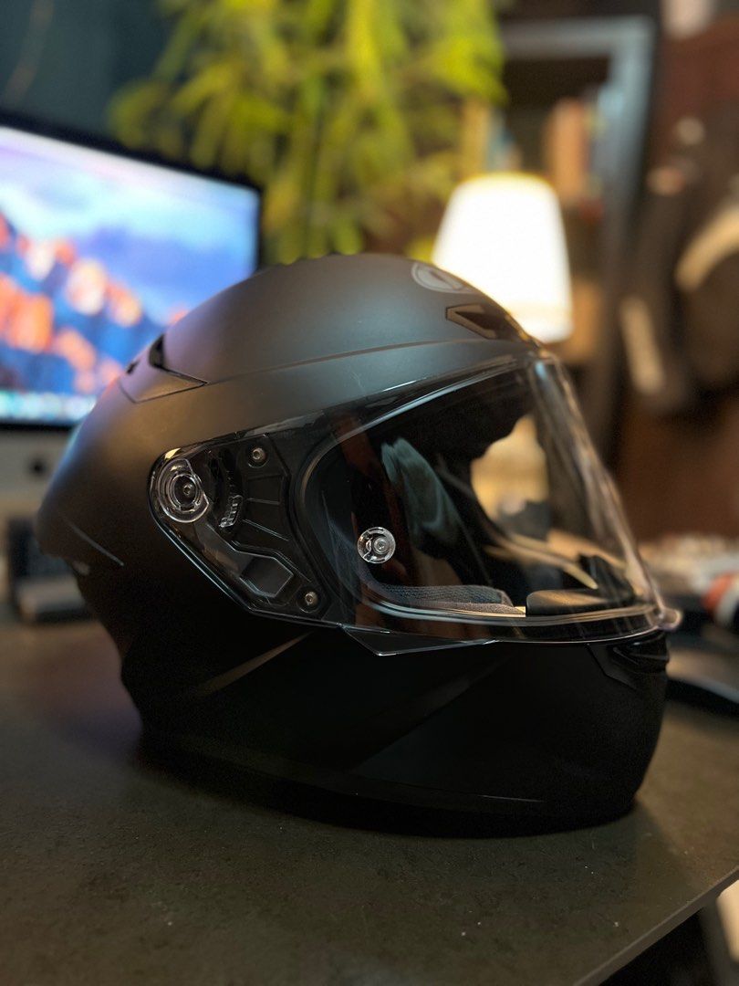 KYT TT Course Matte black helmet, Motorcycles, Motorcycle Accessories ...