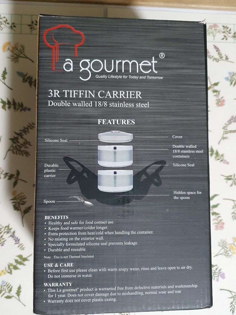 Large steel carrier pot with carrier frame., Furniture & Home Living ...