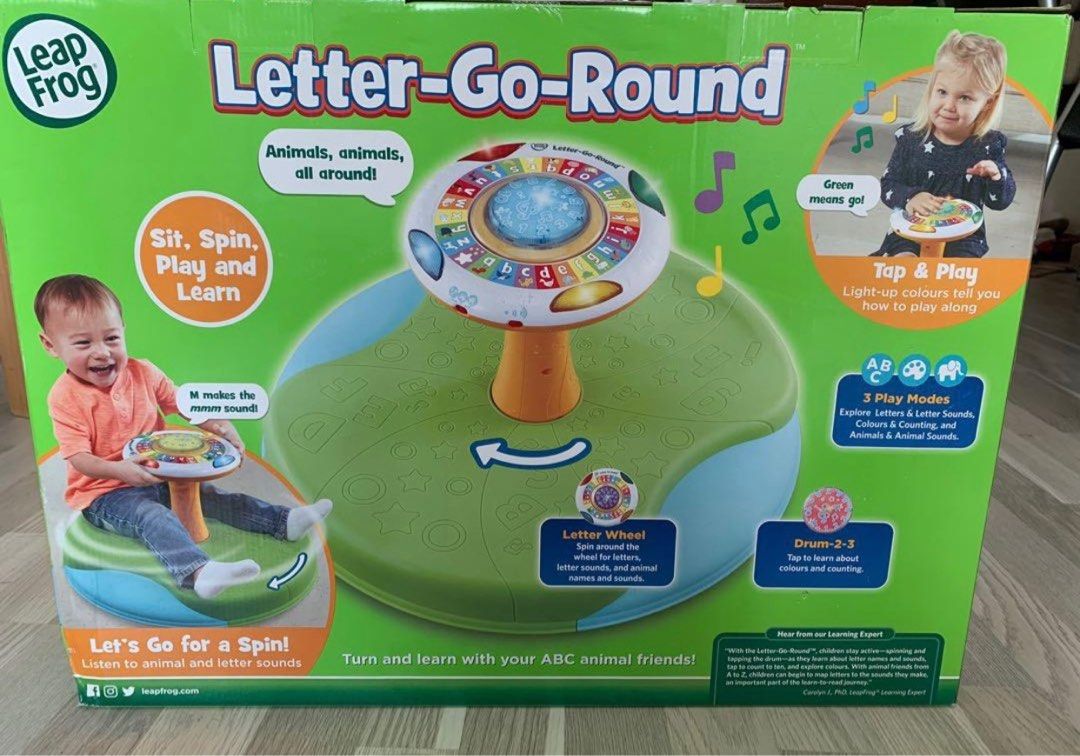 Lead Frog Letter-Go-Round, 兒童＆孕婦用品, 嬰兒玩具 - Carousell