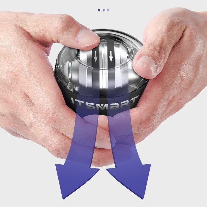 LED Gyro Ball Gyroscope Powerball Autostart Range Gyro Power Wrist Ball ...