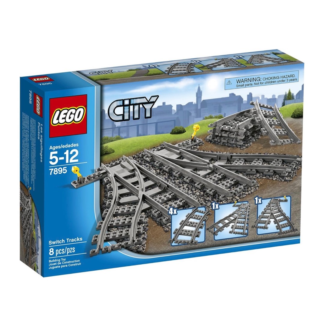 LEGO 7859 City Switch Tracks (Rare/Retired), Hobbies & Toys, Toys ...